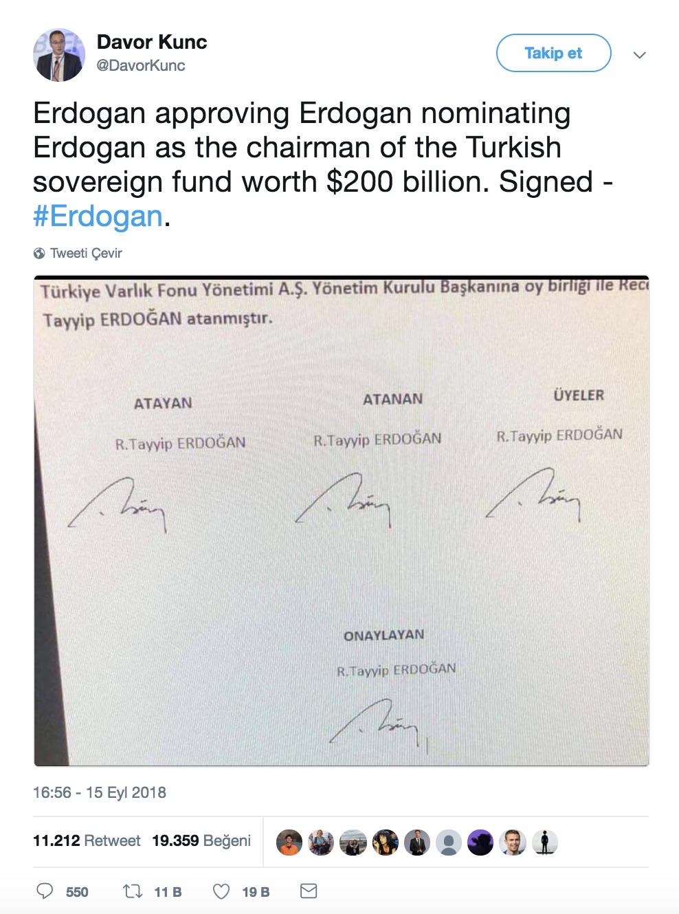 Is the document about the Turkey Wealth Fund showing Erdogan’s ...